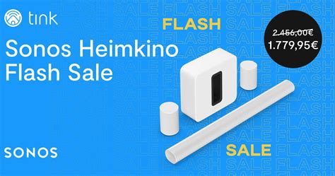Sonos Flash Sale Rabattschlacht Bei Tink Versandkostenfrei