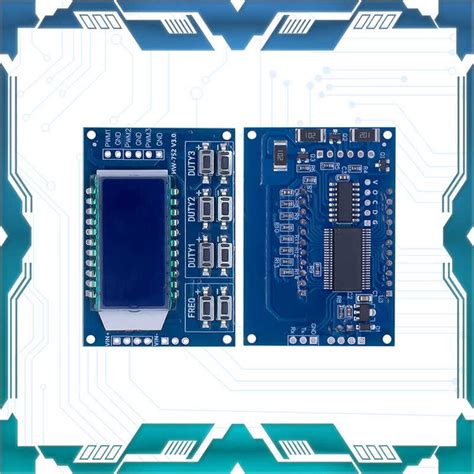 Way PWM Pulse Frequency Duty Cycle Adjustable Module Square Wave Rectangular Wave Signal Gene