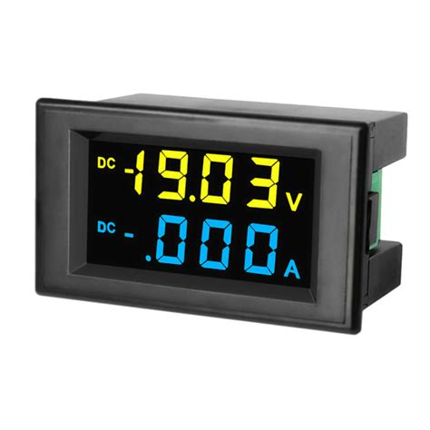 DC Voltage Ammeter Digital Display DC Double Meter Head Positive And Negative Detection Module
