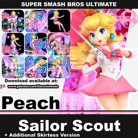Ssbu Mod Peach Sailor Scout By Hanxulz On Deviantart