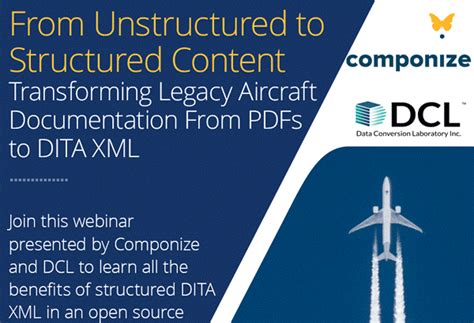 Free Webinar From Unstructured To Structured Content R Technicalwriting
