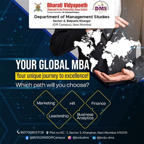 Bvdu Dms On Linkedin Mbaprogram Mba Career Learning Dynamiceducation Strategicplanning…