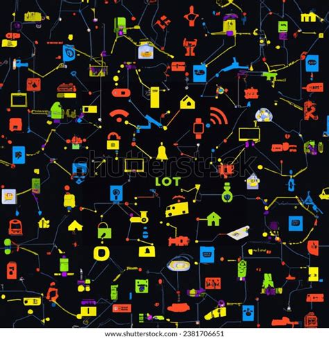 Beautiful Image Many Different Iot Sensors Ai Generated Image