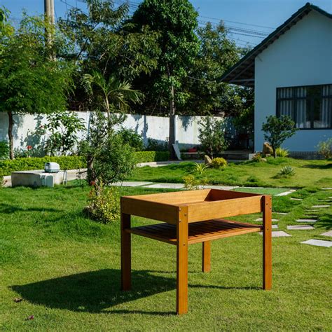 Outdoor Sorting Table For 4 Boxes Educational Toys