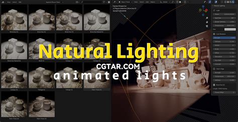 Blender真实自然环境投影灯光资产预设 Natural Lighting V2 5 Cgtar Cg艺站