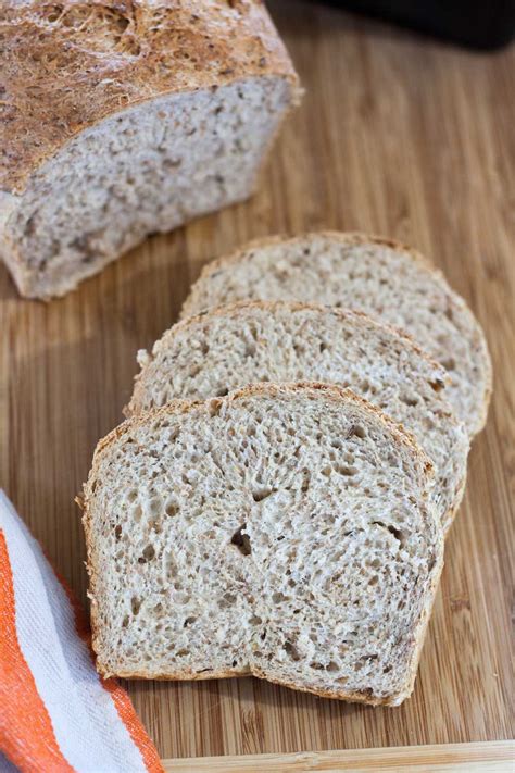Light Caraway Rye Bread For The Bread Machine Binkys Culinary Carnival