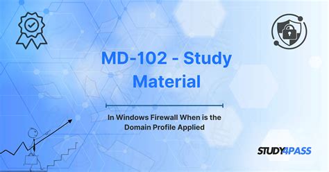 In Windows Firewall When Is The Domain Profile Applied