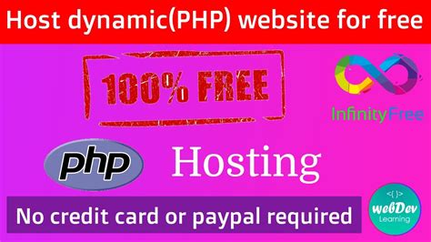 Free hosting: How to host dynamic(php) website for free || 100% free ...