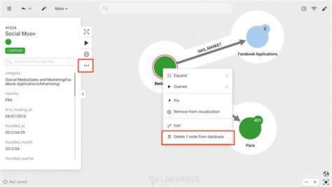 Edit Data Delete Nodes And Edges Linkurious User Manual
