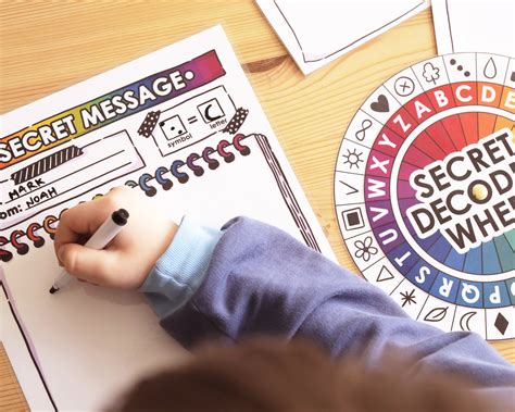 Secret Decoder Wheel Printable Escape Room Cipher Wheel Png Secret Agent Message