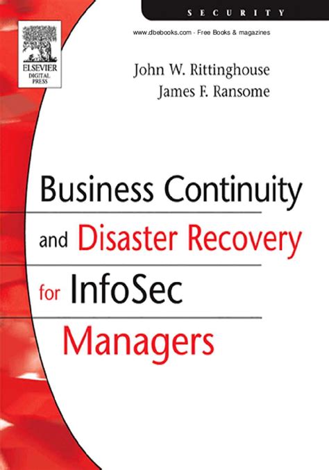 Pdf Business Continuity And Disaster Recovery For Infosec