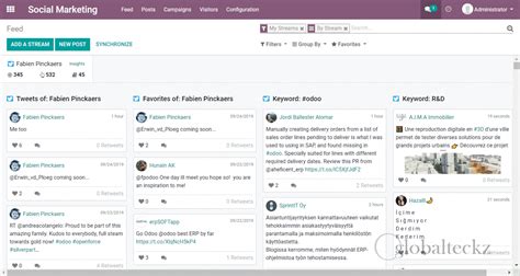 Odoo Social Marketing Globalteckz