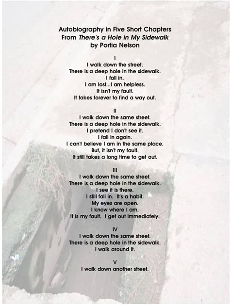 A Hole In My Sidewalk A Journey Of Self Discovery Autobiographical