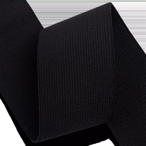Elastik 50mm Sort 3m Standard Elastik Stofandstildk