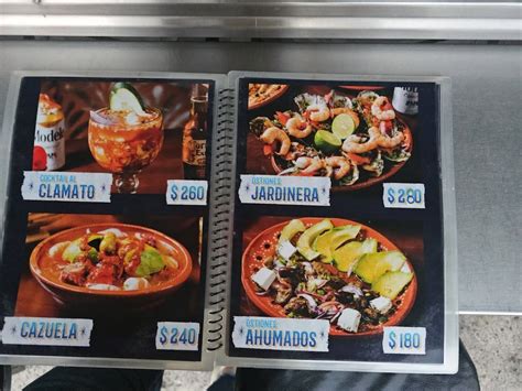Menu At Mariscos Capitan Pez Restaurant Leon