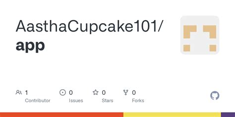 GitHub AasthaCupcake App
