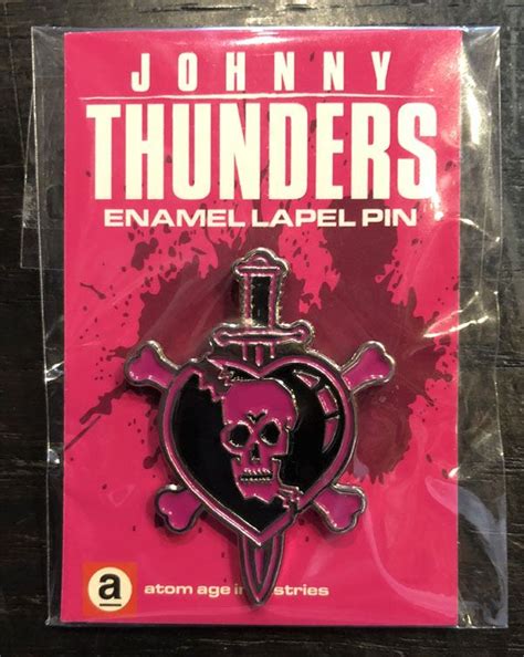 Johnny Thunders And The Heartbreakers ピンバッジ Skull 45revolution