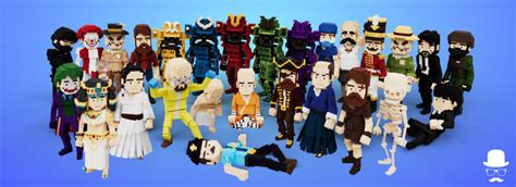 devlog voxel sukuna character 3d anime game asset by mrmgames