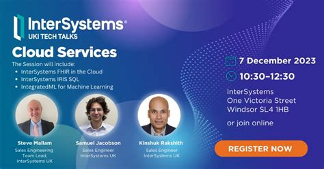 Kevin Berry On Linkedin Intersystems Uki Tech Talk Cloud Services