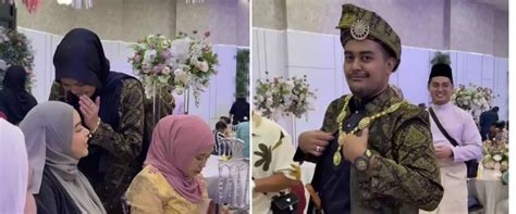 Kembaran baju dengan pengantin pria, momen wanita saat hadiri pernikahan ini endingnya bikin ngakak