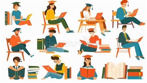 Diverse University Students Embracing Campus Life For Learners Study