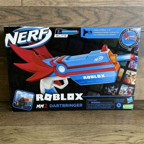 Nerf Roblox Mm2 Dartbringer Blaster W 3 Elite Nerf Darts And Mm2 Dartbringer Code Values Mavin