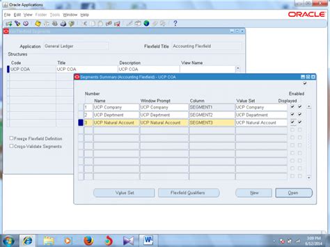 Assign Segment To Key Flexfield Segment Oracle EBS Financials