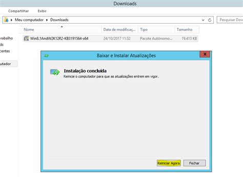 como atualizar o powershell em versões mais antigas do windows server e