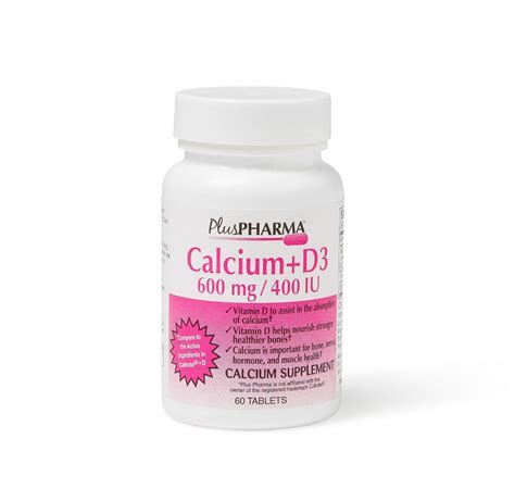 Calcium 600 Mg Vitamin D3 400 Iu Tablets Core Gpo