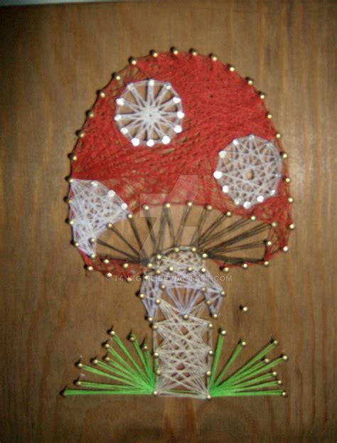 Mushroom String Art By T4nkg1rl On Deviantart