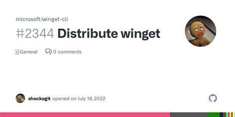 Distribute Winget · Microsoft Winget Cli · Discussion 2344 · Github