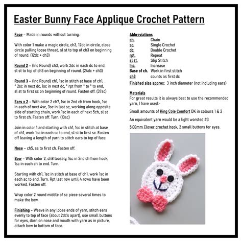 Easter Bunny Face Free PDF Printables Printablee