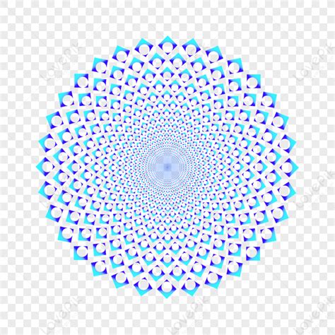 Geometric Figure Dot Matrix Discabstractgradientcolor Free Png And