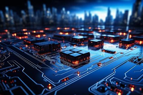 Premium Ai Image Central Computer Processors Cpu Concept Motherboard Digital Chip Technology