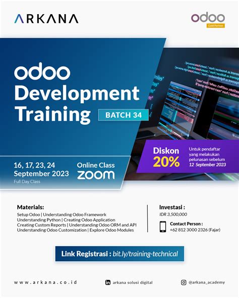 Odoo Training Indonesia Functional And Technical Development