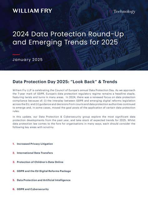Data Protection Day 2025 - WILLIAM FRY