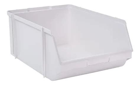 4 Gaveta Plástica Bin N9 Caixa Organizadora Branca Ou Cinza Frete Grátis