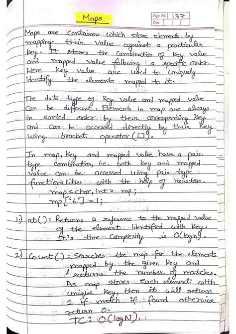 C Stlstandard Template Library Handwritten Notespdf Programming