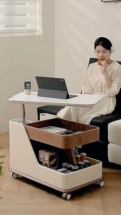 거실 쇼파 리프트업테이블 높낮이조절 기능성 이동식 리프트 테이블 Youtube