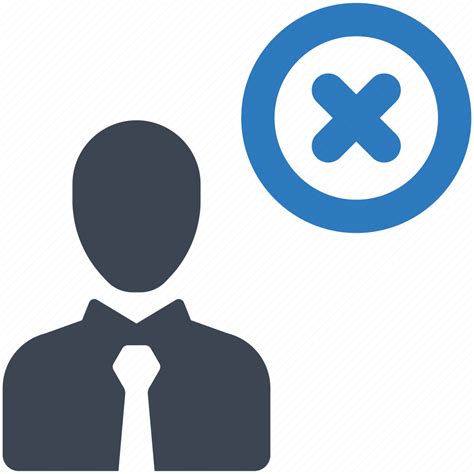 Rejection Candidate Reject Rejected Employee Close Job Icon Download On Iconfinder