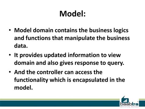 Mvc Architecture Ppt