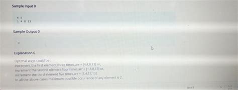 Solved Bob Has An Array Of Integers Arr Of Size N And An