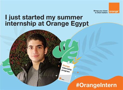 mohamed gamal on linkedin proudtobeorange internship