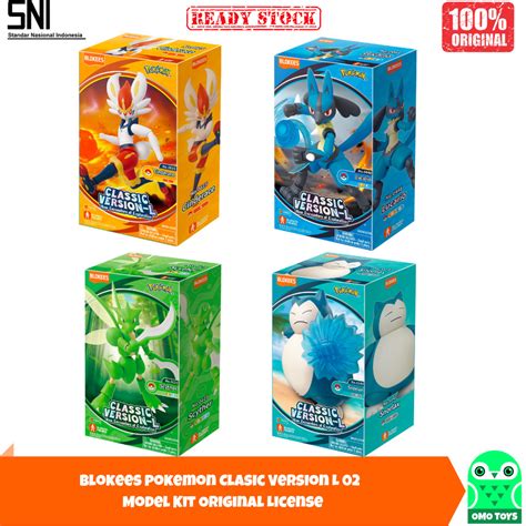 Jual Blokees Pokemon Cvl 02 Classic Version L 02 Snorlax Scyther