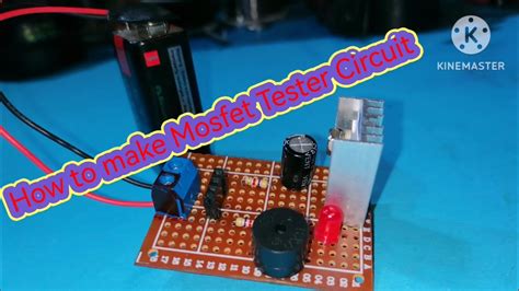 How To Make Mosfet Tester Circuit On PCB Board YouTube