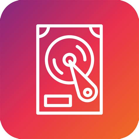 Hard Disk Vector Icon Design Illustration Vector Art At Vecteezy