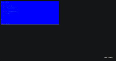 Antlr Based Syntax Highlighter Forked Codesandbox