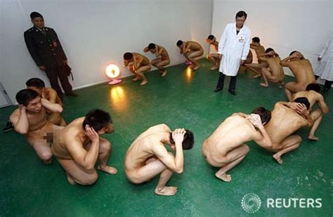 Performing Males Naked Military Exercises Cmnm