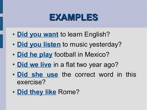 Simple Past Tense Interrogative Sentences Examples Design Talk