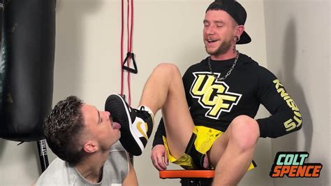 Dom Jock Colt Spence Dominates And Pisses All Over Submissive Slave Cole Mckenna